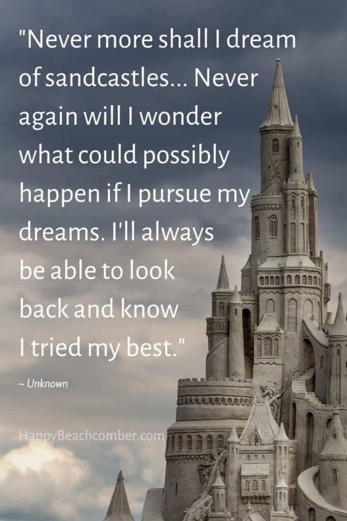 Sandcastle Quotes - for Optimists, Pessimists & Those In Between