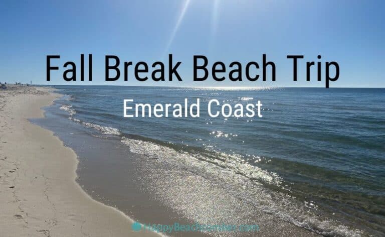Fall Break Beach Trip - Best time to go to the Emerald Coast?